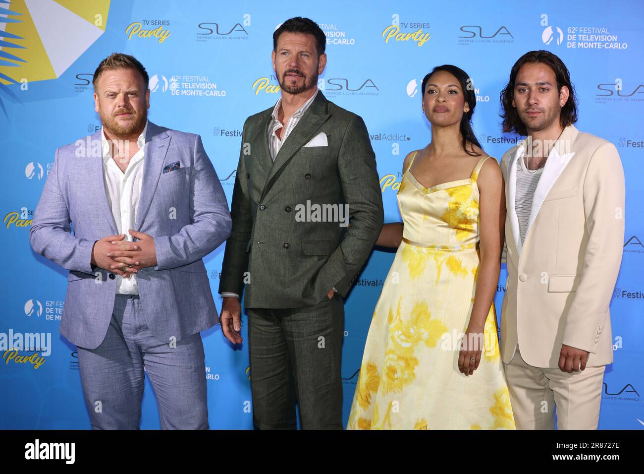 Monaco, Monaco. 19th June, 2023. Owain Arthur, Lloyd Owen, Cynthia ...