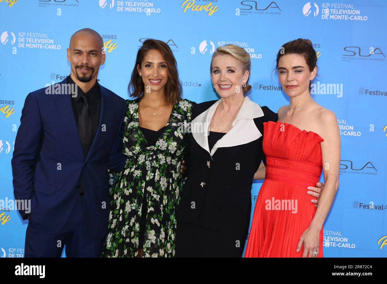 Monaco, Monaco. 17th June, 2023. Bryton James, Christel Khalil, Melody ...