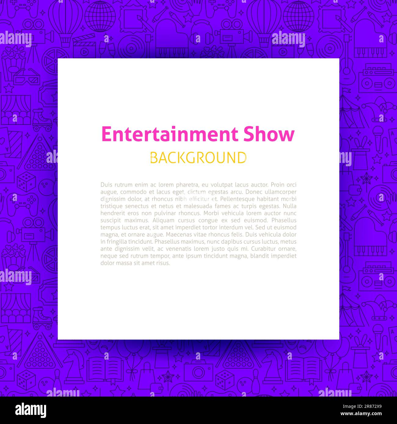 Circus disco show Stock Vector Images - Alamy