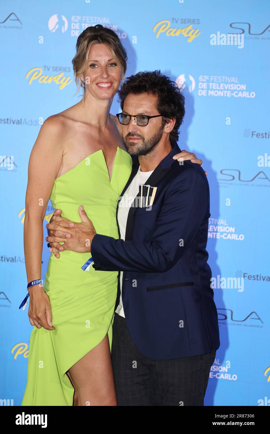 Monaco, Monaco. 19th June, 2023. Frédéric Diefenthal and Stéphanie ...