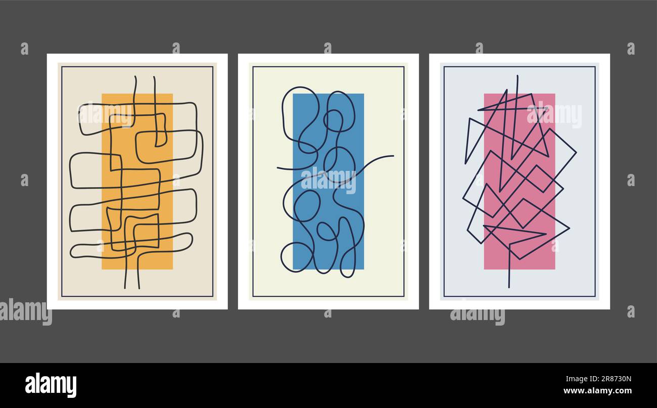 An artistic composition in a minimalist style for interior design. Hand ...