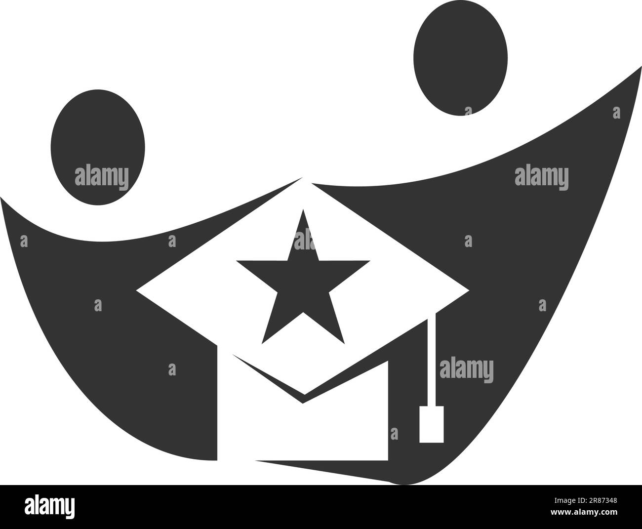 education logo template. Icon Illustration Brand Identity. Isolated and ...