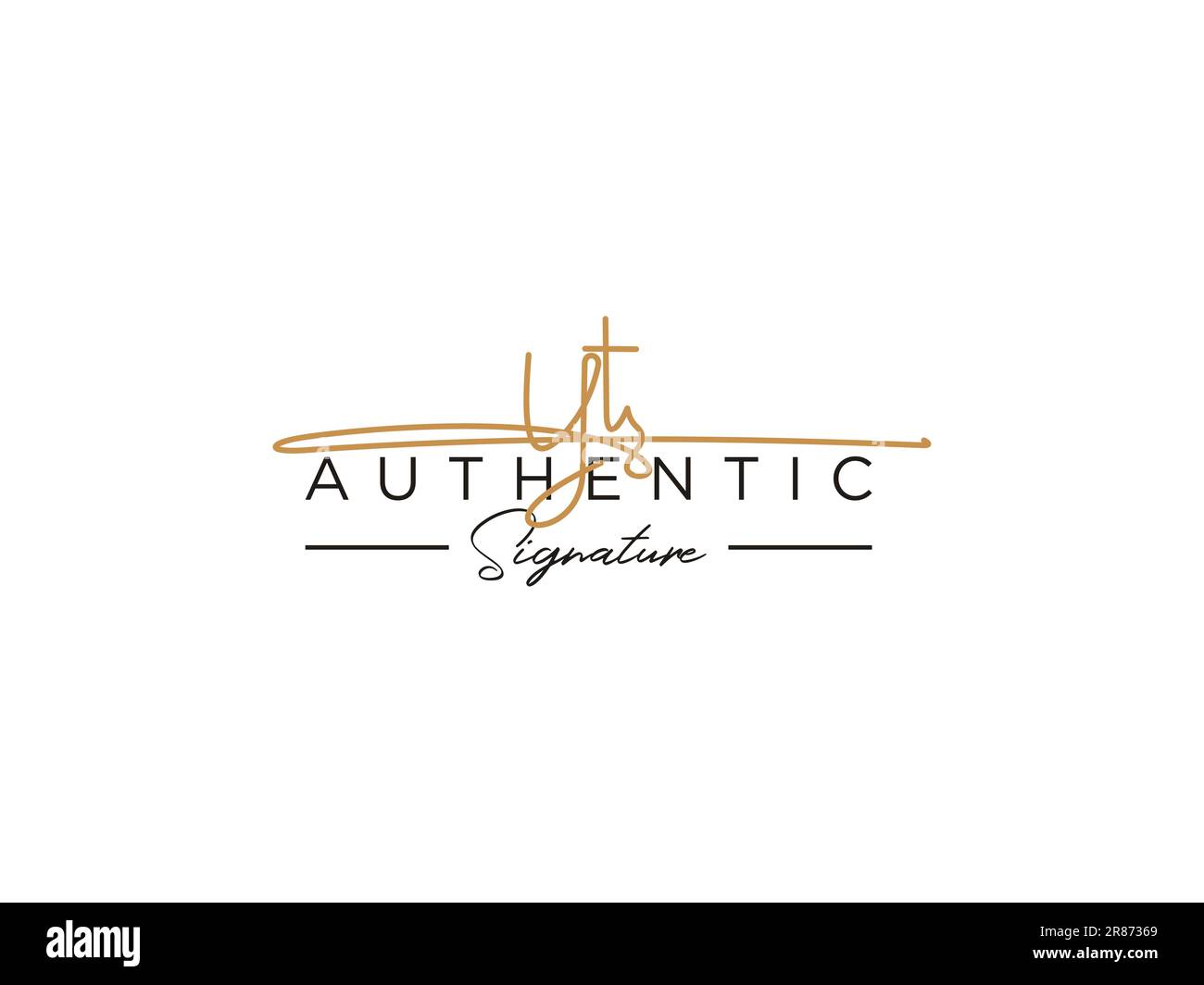 YT Signature Logo Template Vector Stock Vector Image & Art - Alamy