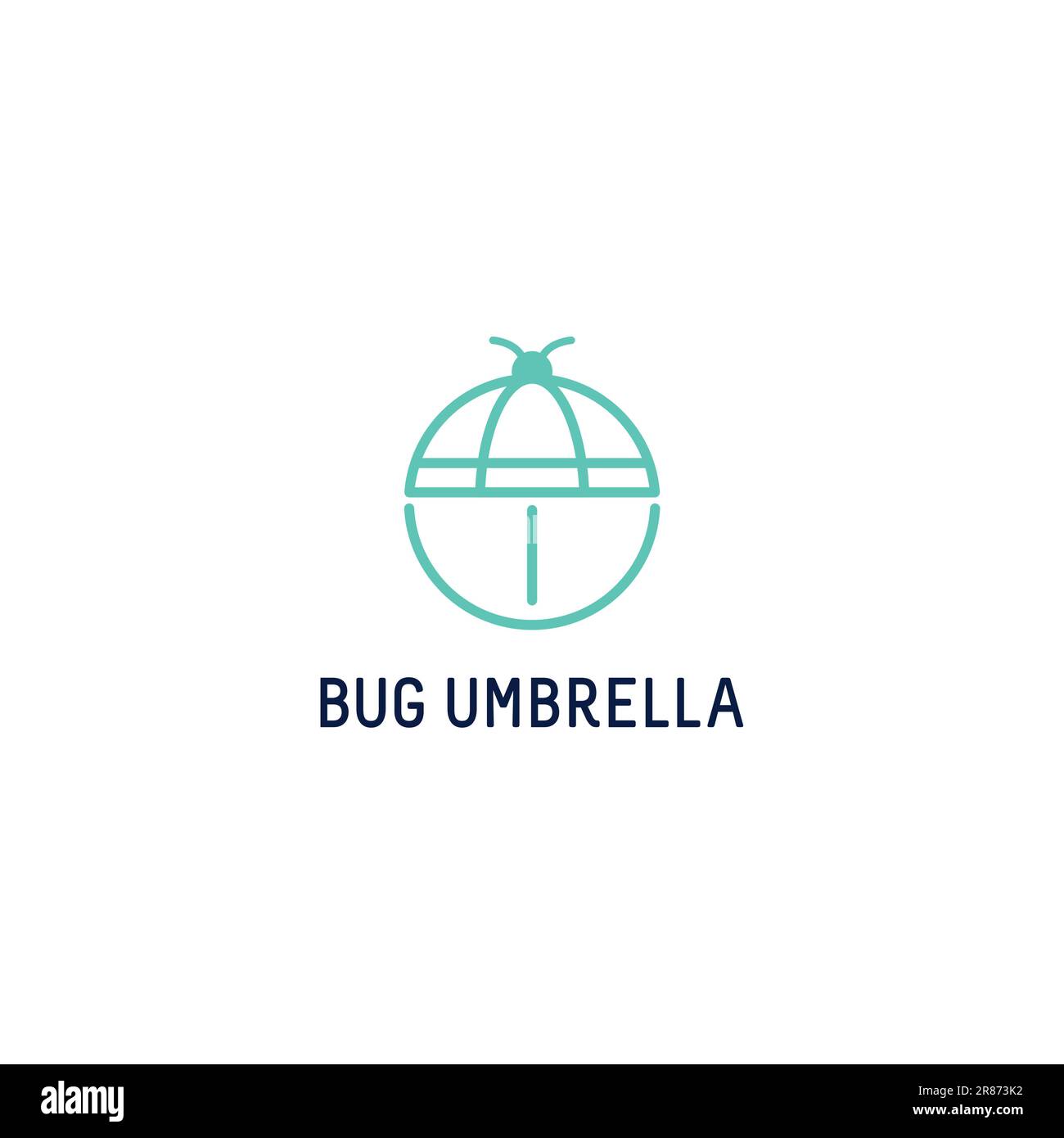 Bug Umbrella Logo. Animal Logo Design. Bug Icon Stock Vector Image ...