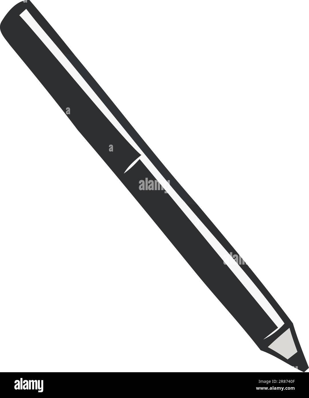 Modern vector illustration of a signature pen Stock Vector Image & Art ...