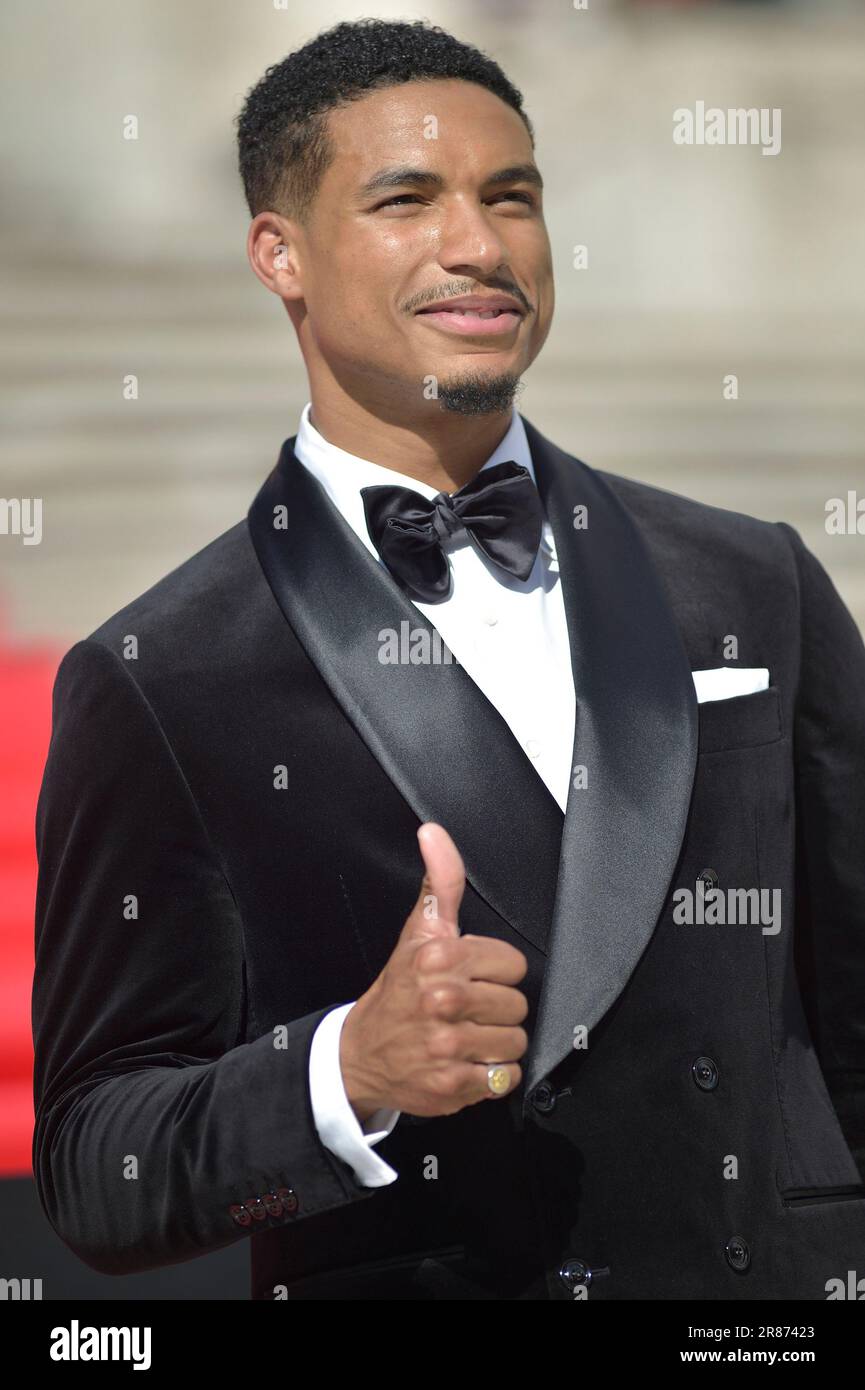 Rome, Italy. 19th June, 2023. Greg Tarzan Davis arrives at the Spanish ...
