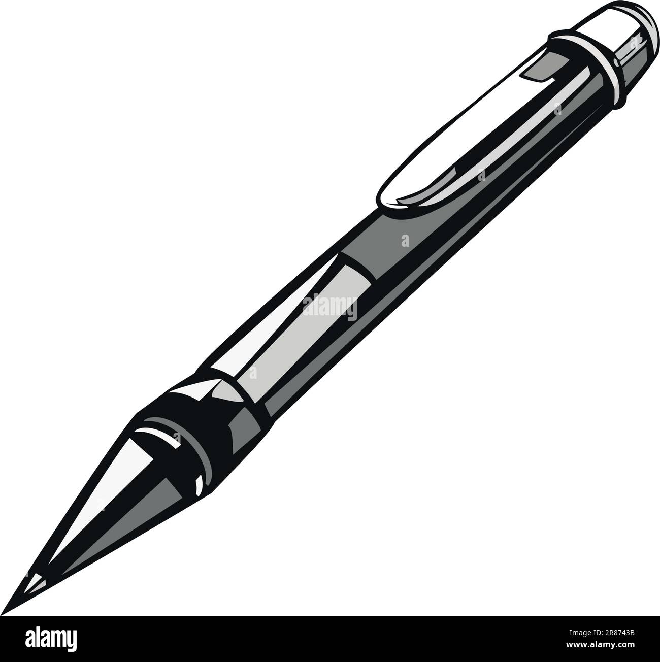 antique fountain pen Stock Vector Image & Art - Alamy