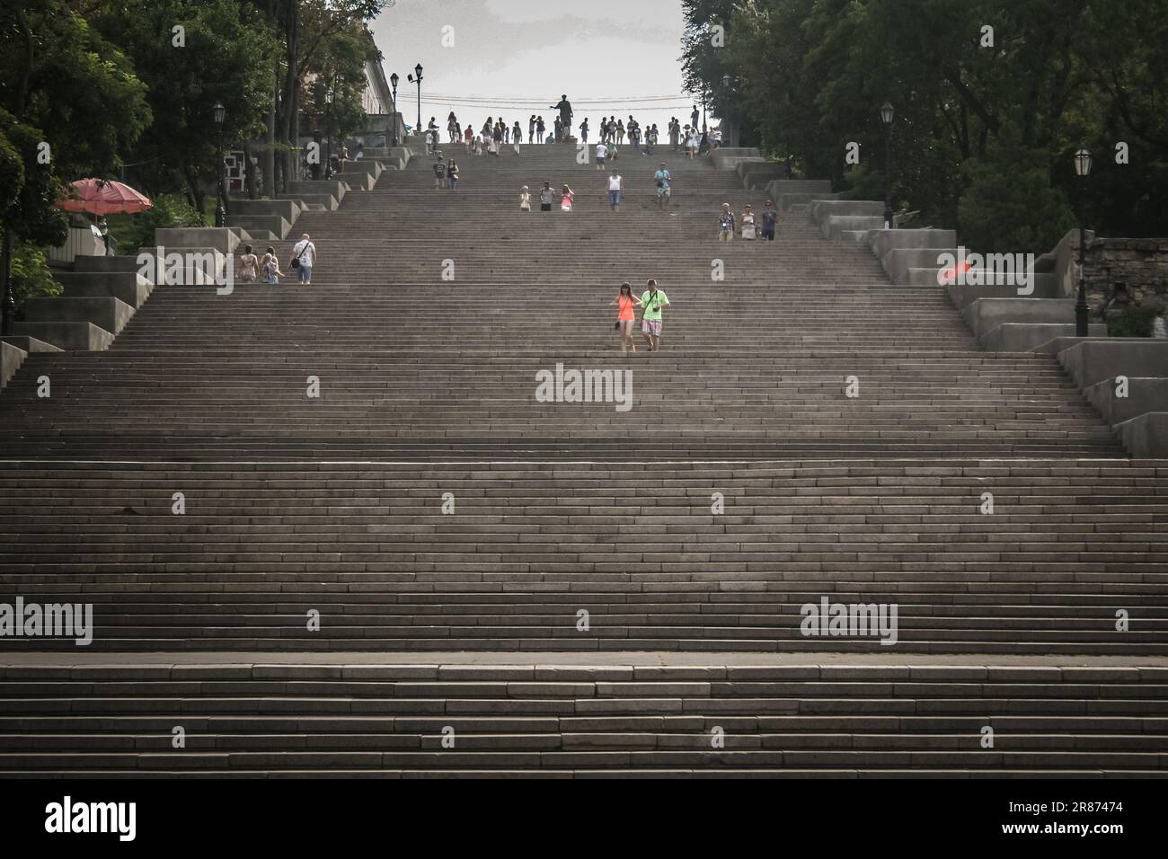 Pictures of people taking photos on the picturesque Potemkin stairs ...