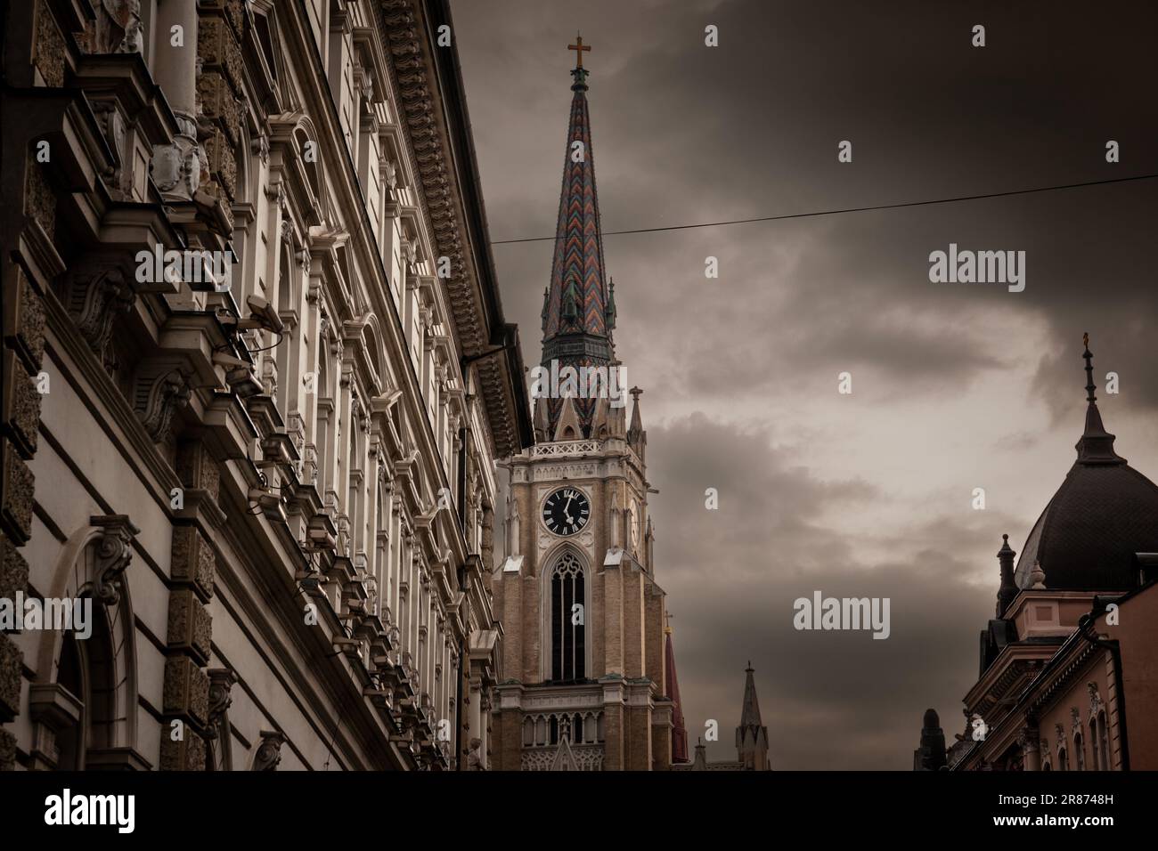 Picture of the Novi Sad cathedral. The Name of Mary Church is a Roman ...