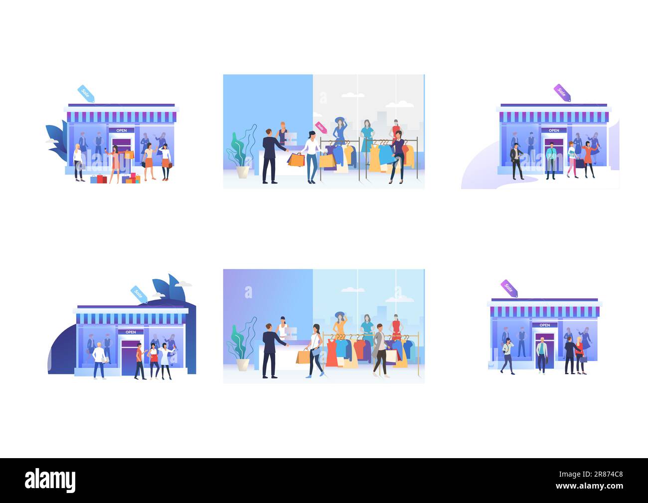 Fashion shop boutique advertising Cut Out Stock Images & Pictures - Alamy