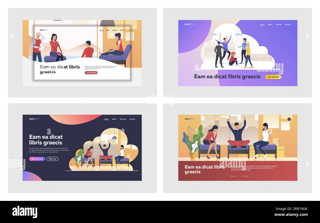 Informal communication set Stock Vector Image & Art - Alamy