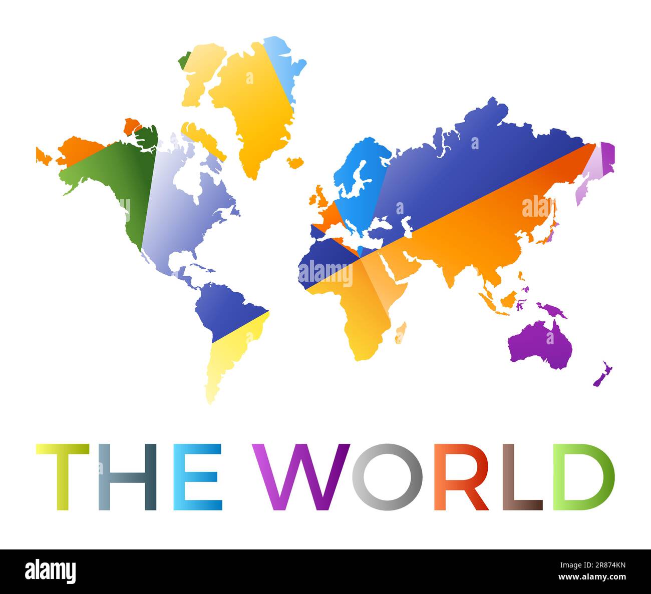 Worldmap logo hi-res stock photography and images - Alamy