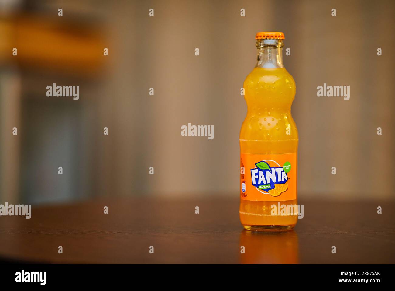 Bottle of Fanta soft drink Stock Photo - Alamy