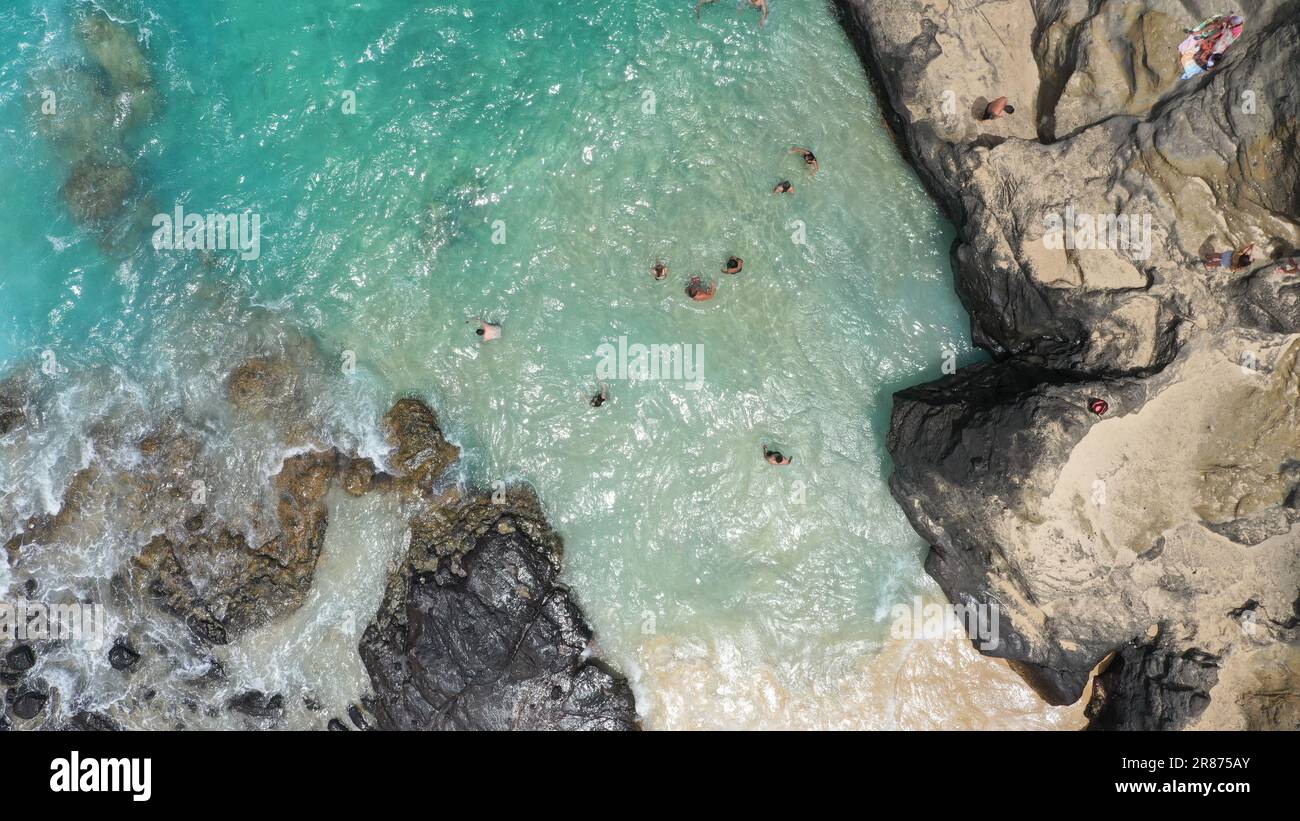 Halona beach blowhole hi-res stock photography and images - Alamy
