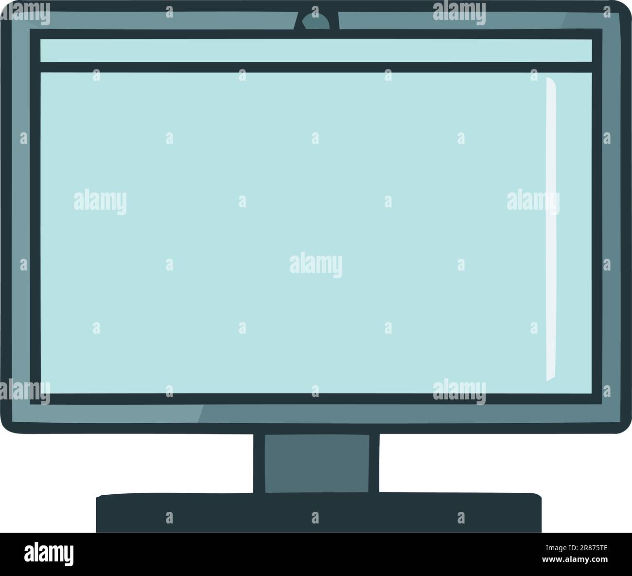 Modern computer monitor design Stock Vector Image & Art - Alamy