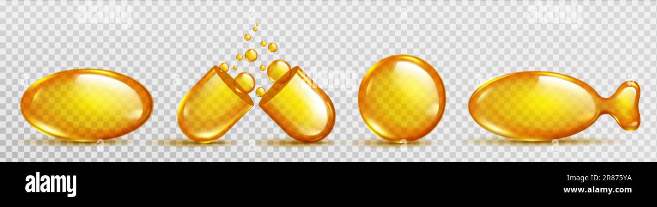 3d isolated oil vitamin d pill fish capsule icon isolated on ...
