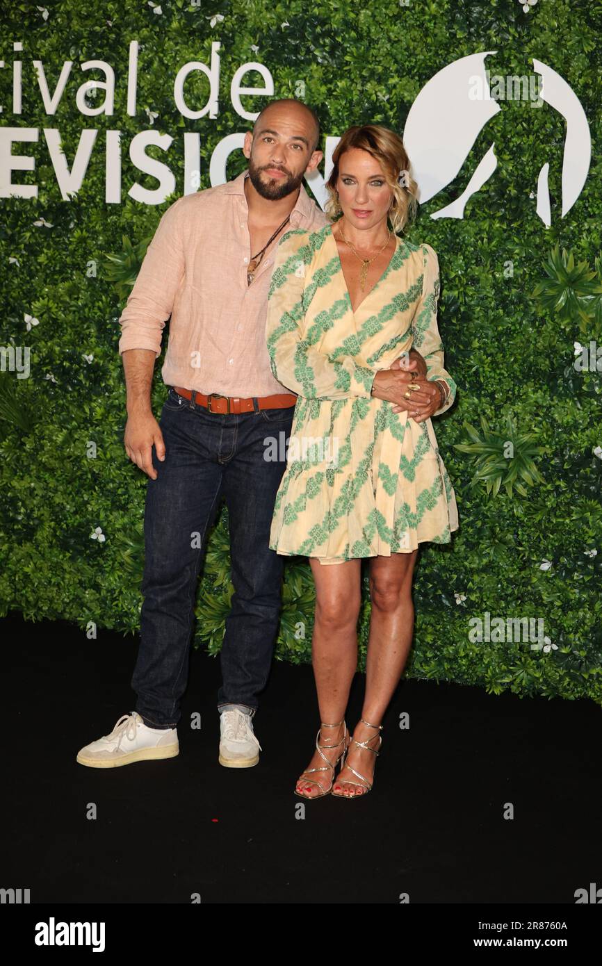 Moïse Santamaria and Emma Colberti attend the "Un Si Grand Soleil ...