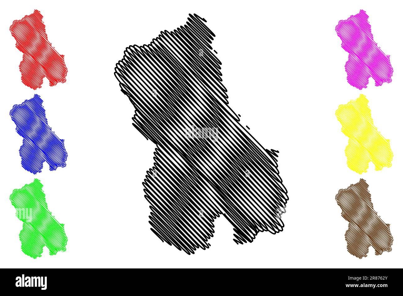 Map of blackburn Stock Vector Images - Alamy