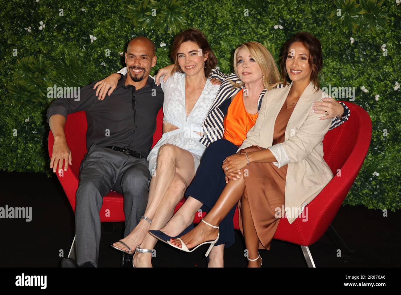 Monaco, Monaco. 17th June, 2023. Bryton James, Amelia Heinle, Melody ...
