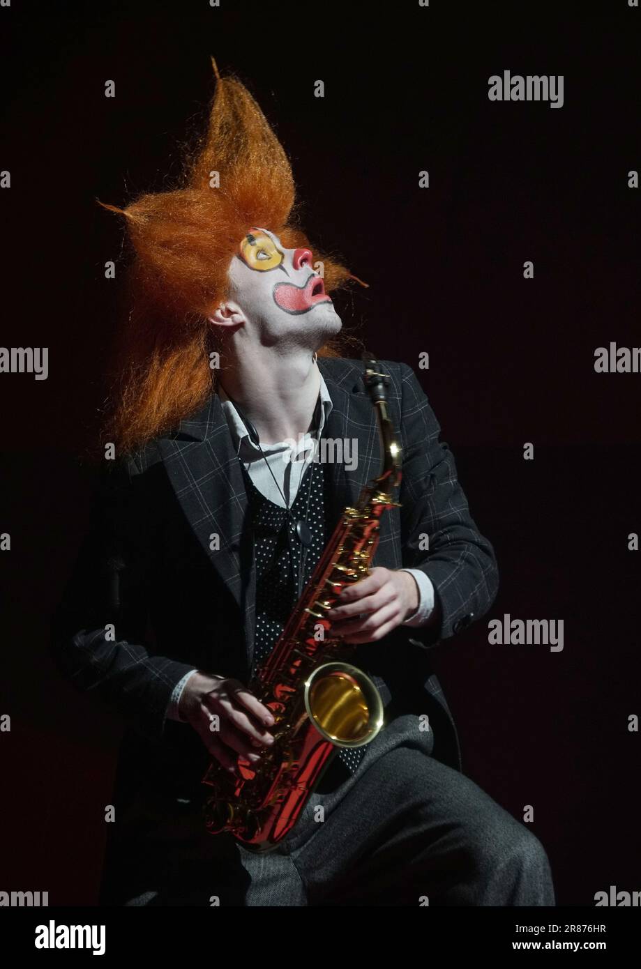 June 5, 2023. - Russia, Moscow. - Moscow Oleg Tabakov Theatre. Stage on ...