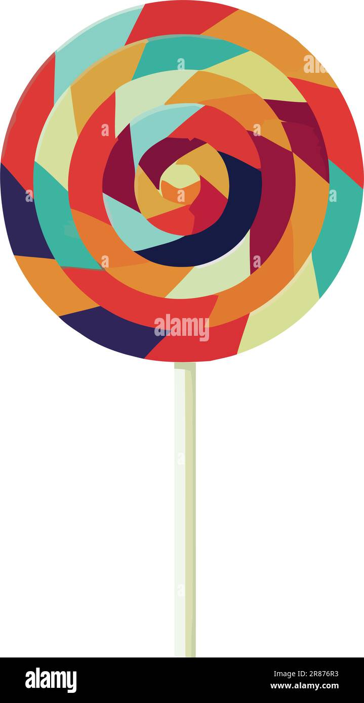 Spiral candy stick design Stock Vector Image & Art - Alamy