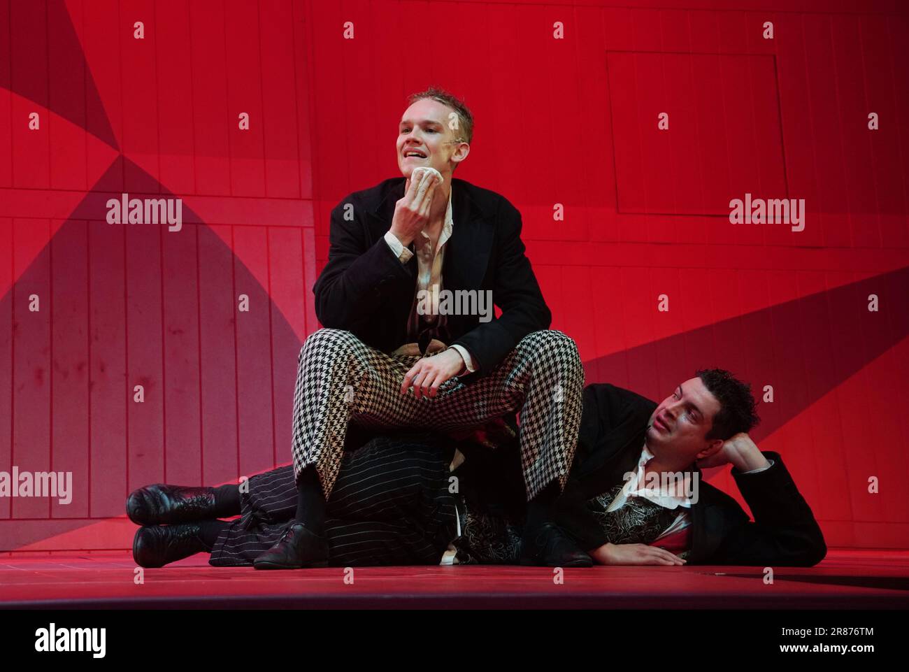 June 5, 2023. - Russia, Moscow. - Moscow Oleg Tabakov Theatre. Stage on Sukharevskaya. A scene ...