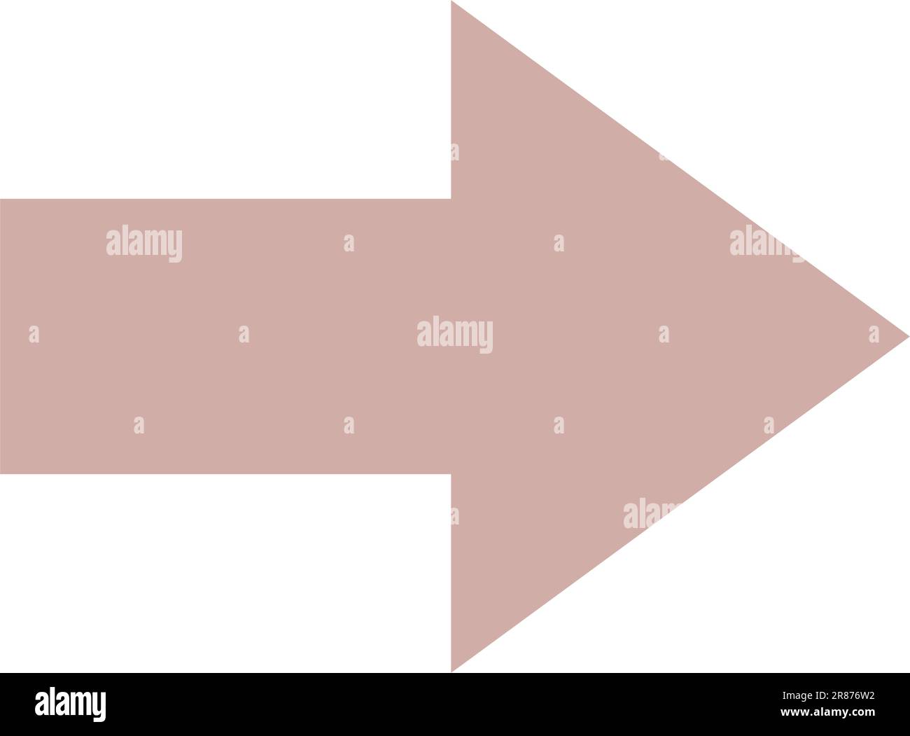 Arrow geometric shape element symbol for preschool education for kids ...