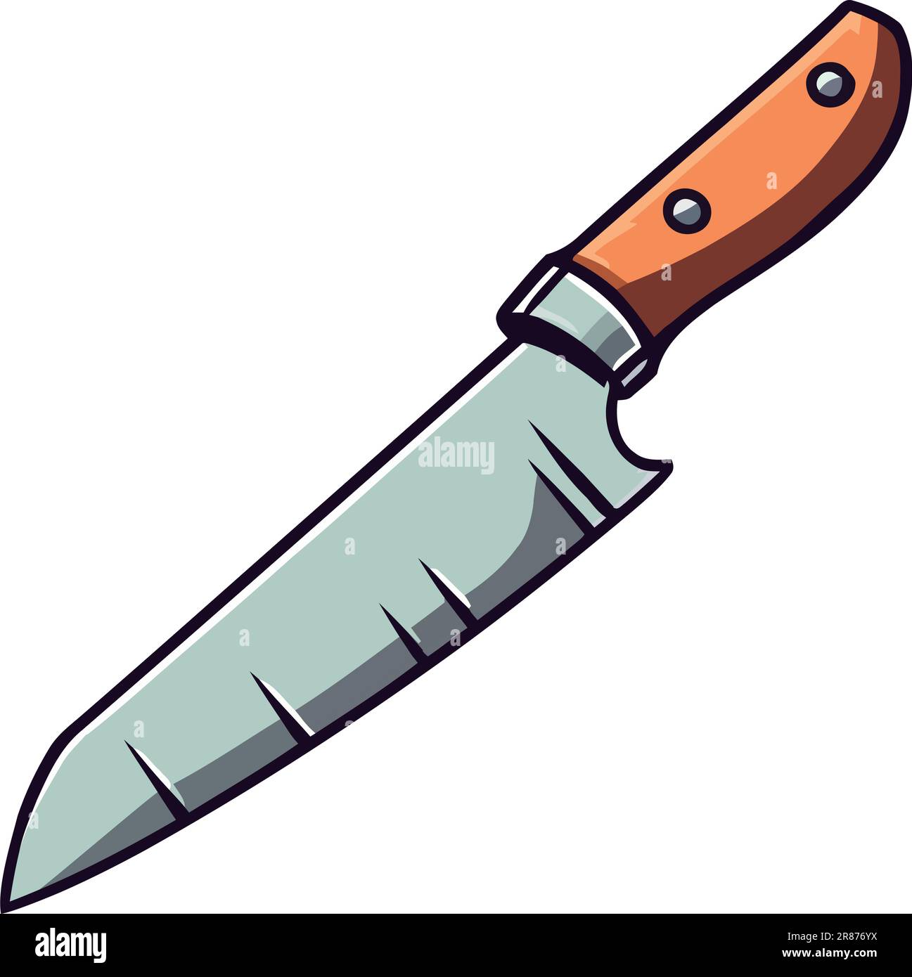 stainless steel knife vector Stock Vector Image & Art - Alamy