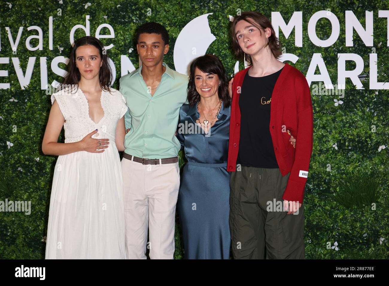 Monaco, Monaco. 20th June, 2023. Abigale Corrigan, Jaden Michael ...