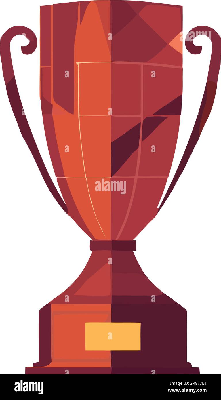 First place triumph gold shiny trophy Stock Vector Image & Art - Alamy