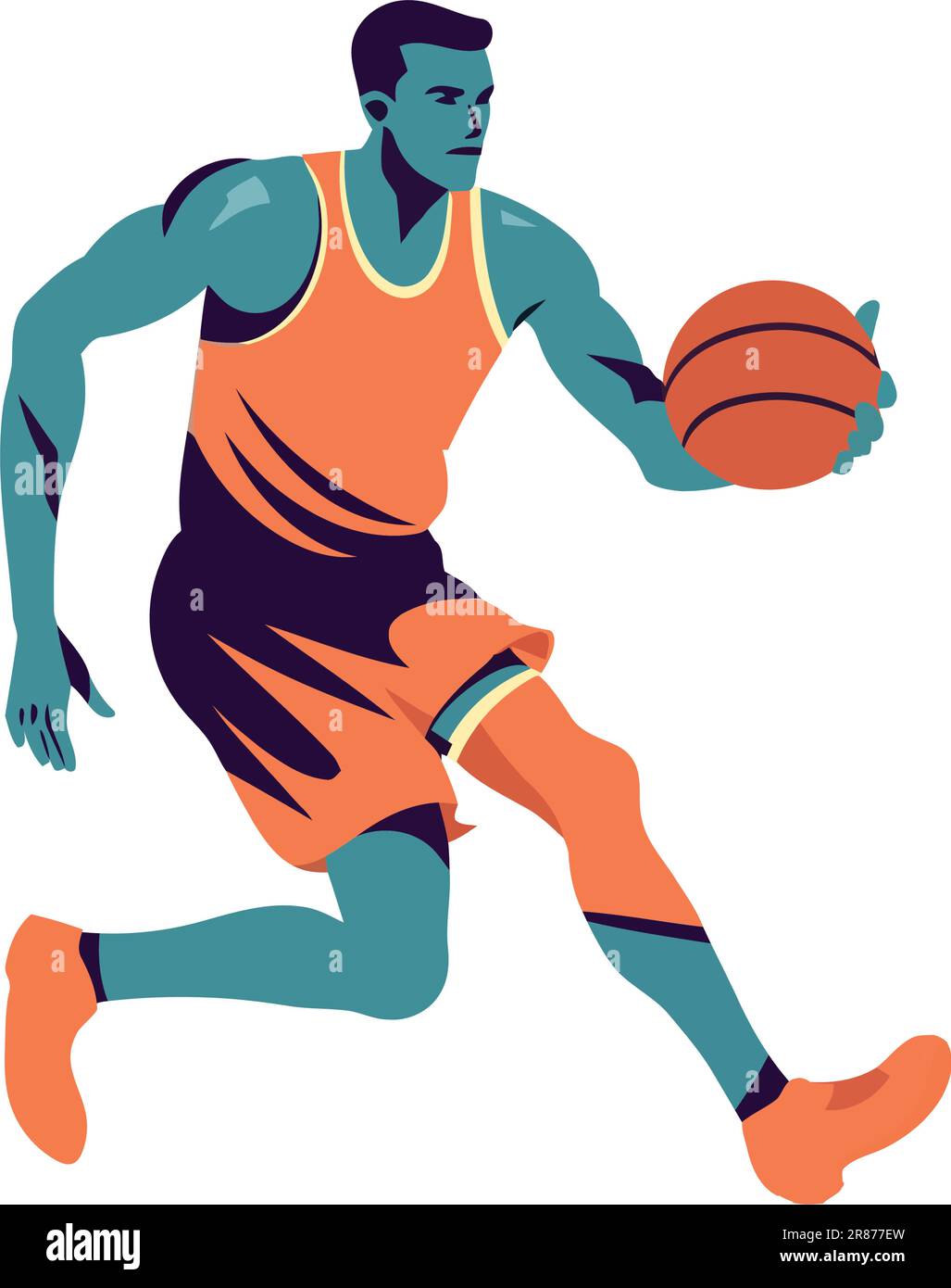 Exercising dribbling Stock Vector Images - Alamy