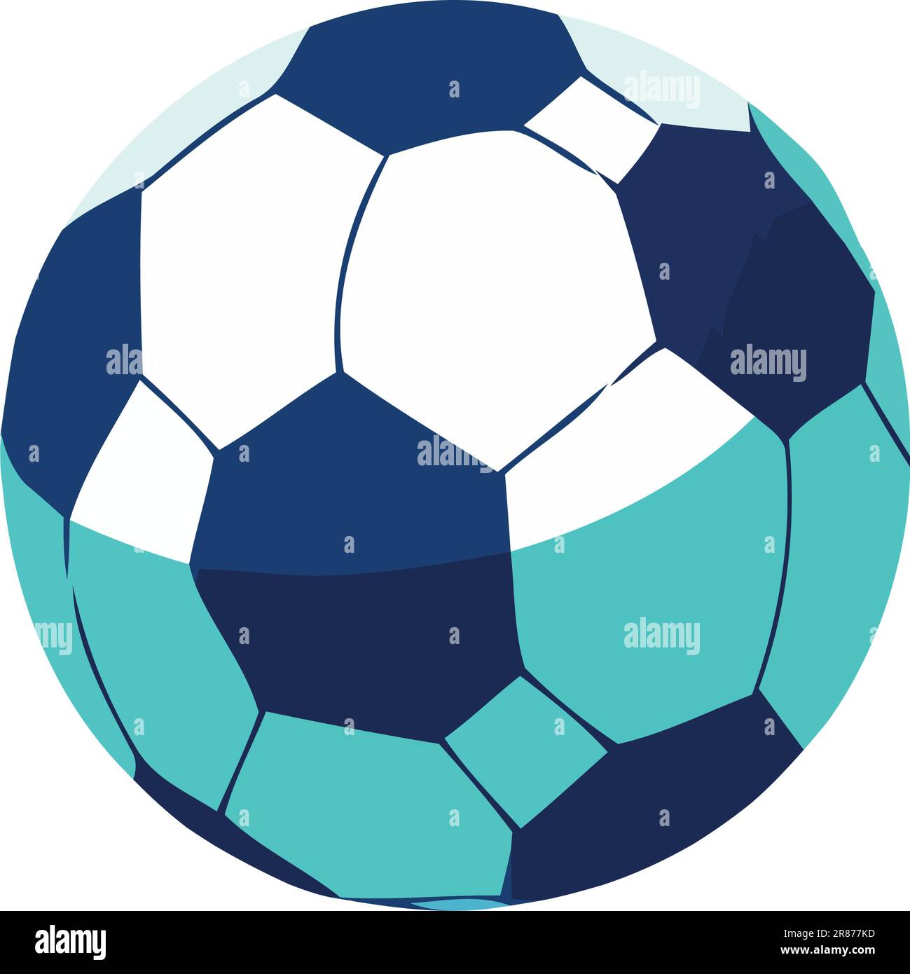 Soccer ball symbolizes success in competitive sport Stock Vector Image ...