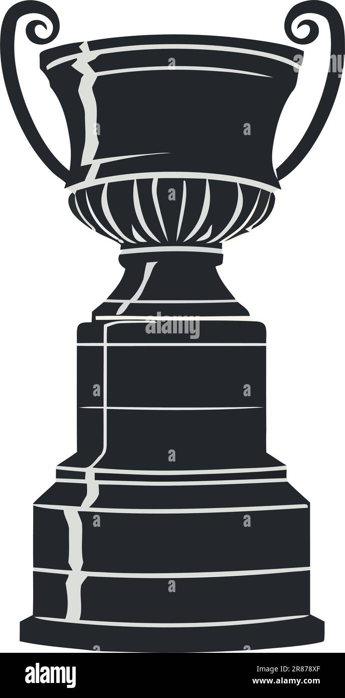 First place trophy symbolizes triumph in competition Stock Vector Image ...
