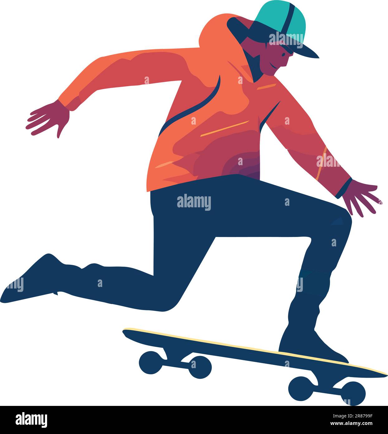 Man exercising cartoon icon over hi-res stock photography and images ...