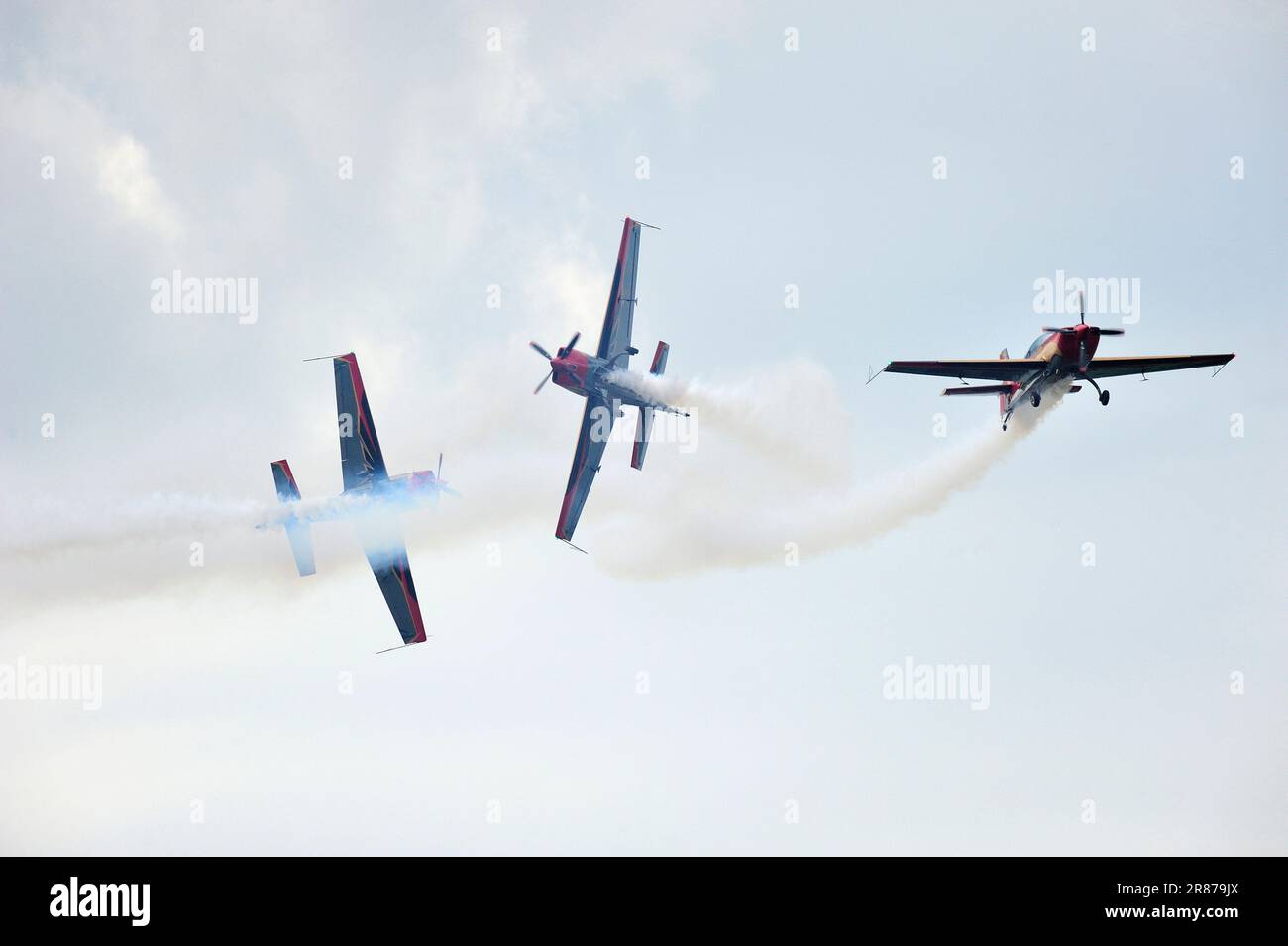 Royal Jordanian Falcons, air show,Photo Kazimierz Jurewicz Stock Photo ...