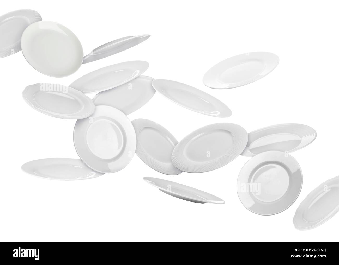 Falling plates hi-res stock photography and images - Alamy