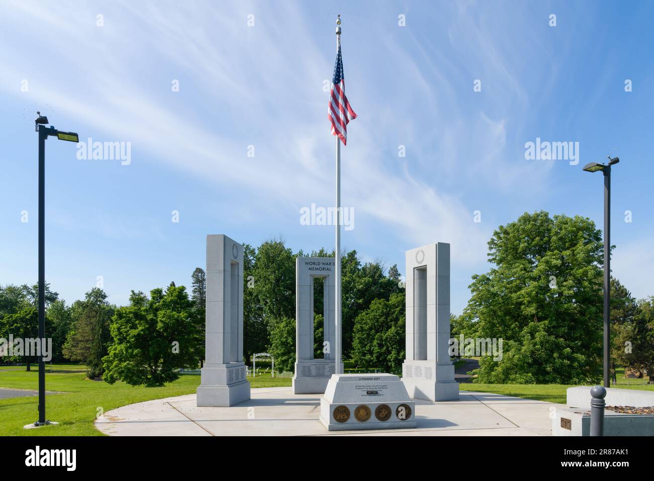 Walla Walla, WA, USA - May 25, 2023; Fort Walla Walla World War II ...