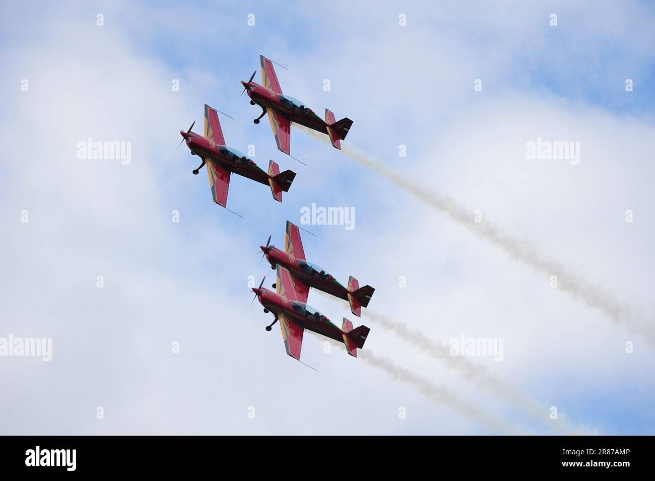 Royal Jordanian Falcons, air show,Photo Kazimierz Jurewicz Stock Photo ...