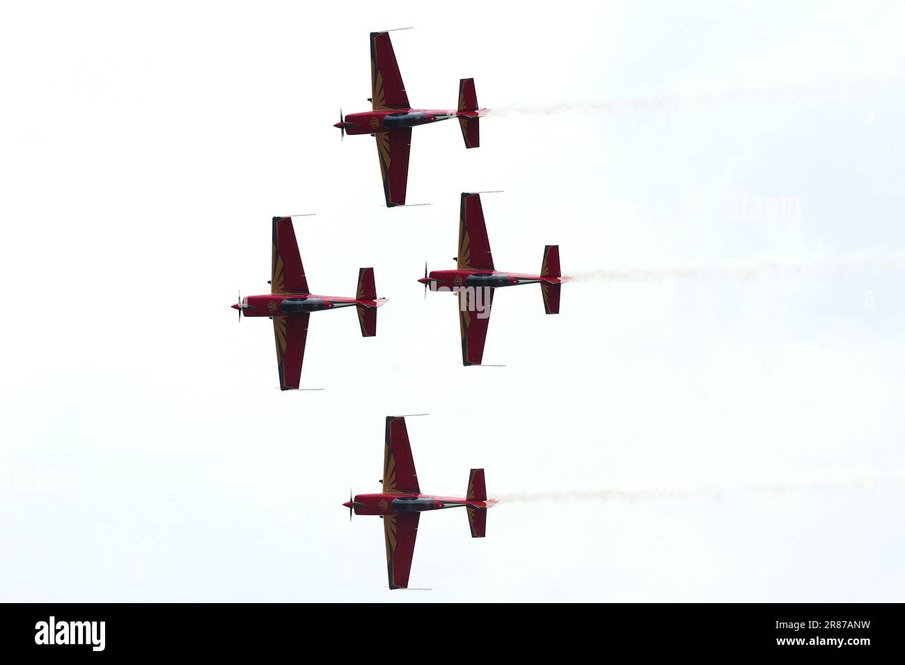 Royal Jordanian Falcons, air show,Photo Kazimierz Jurewicz Stock Photo ...