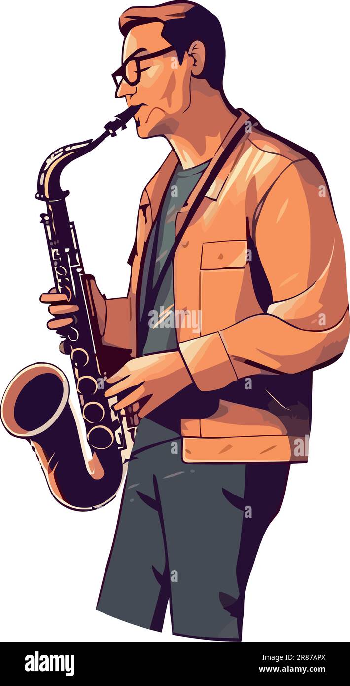 Male artist musical instruments Stock Vector Images - Alamy