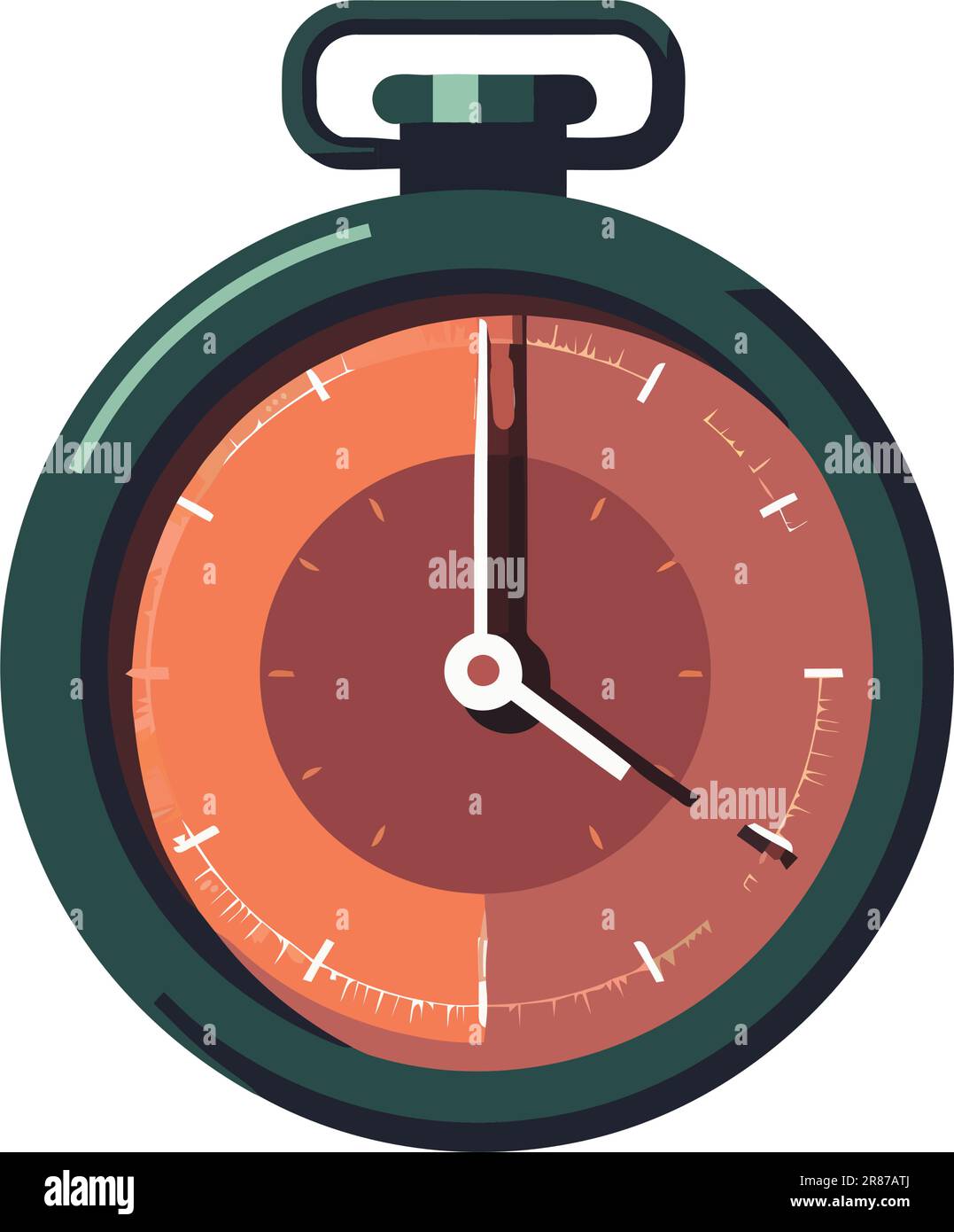 Antique clock measuring success in business Stock Vector Image & Art ...
