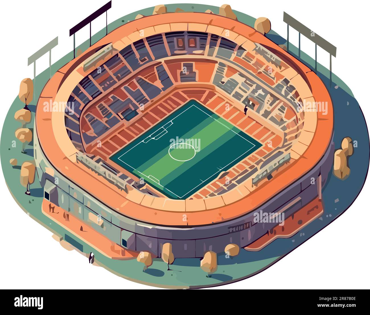 Playing field competition soccer Stock Vector Image & Art - Alamy