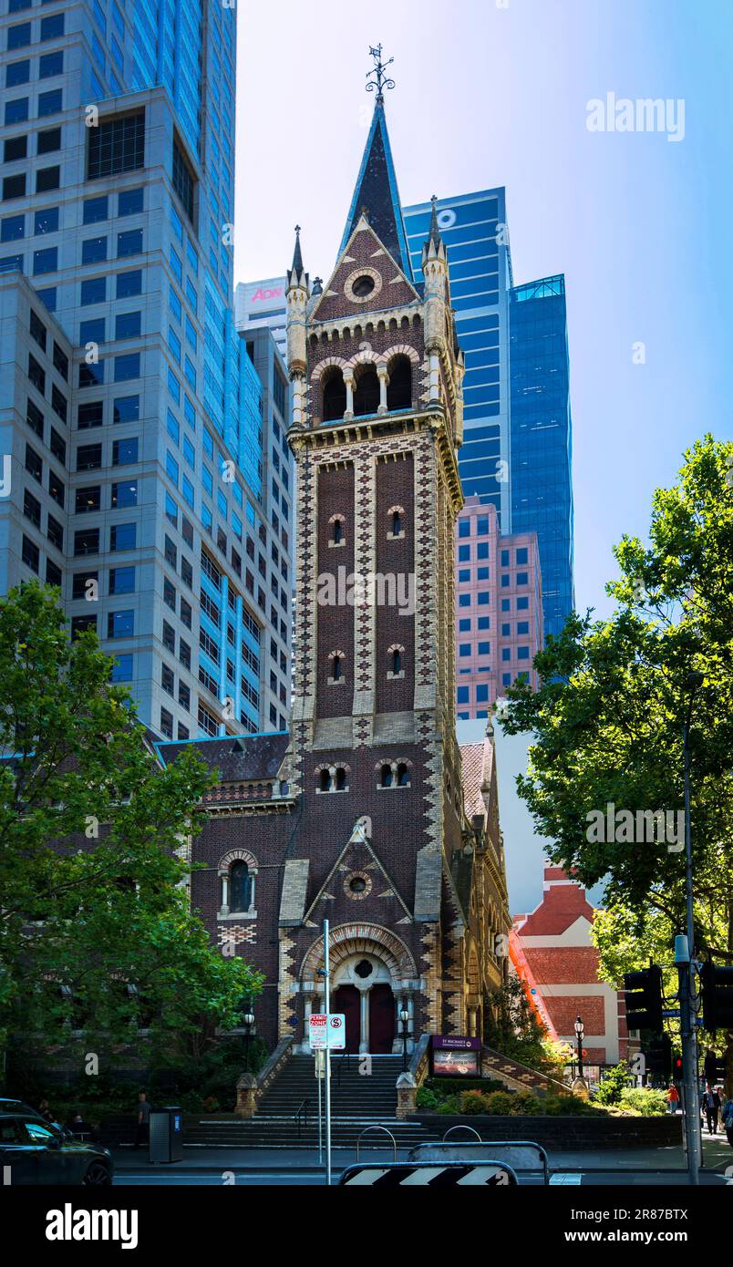 St Michael's Uniting Church, Melbourne, Victoria, Australia Stock Photo ...