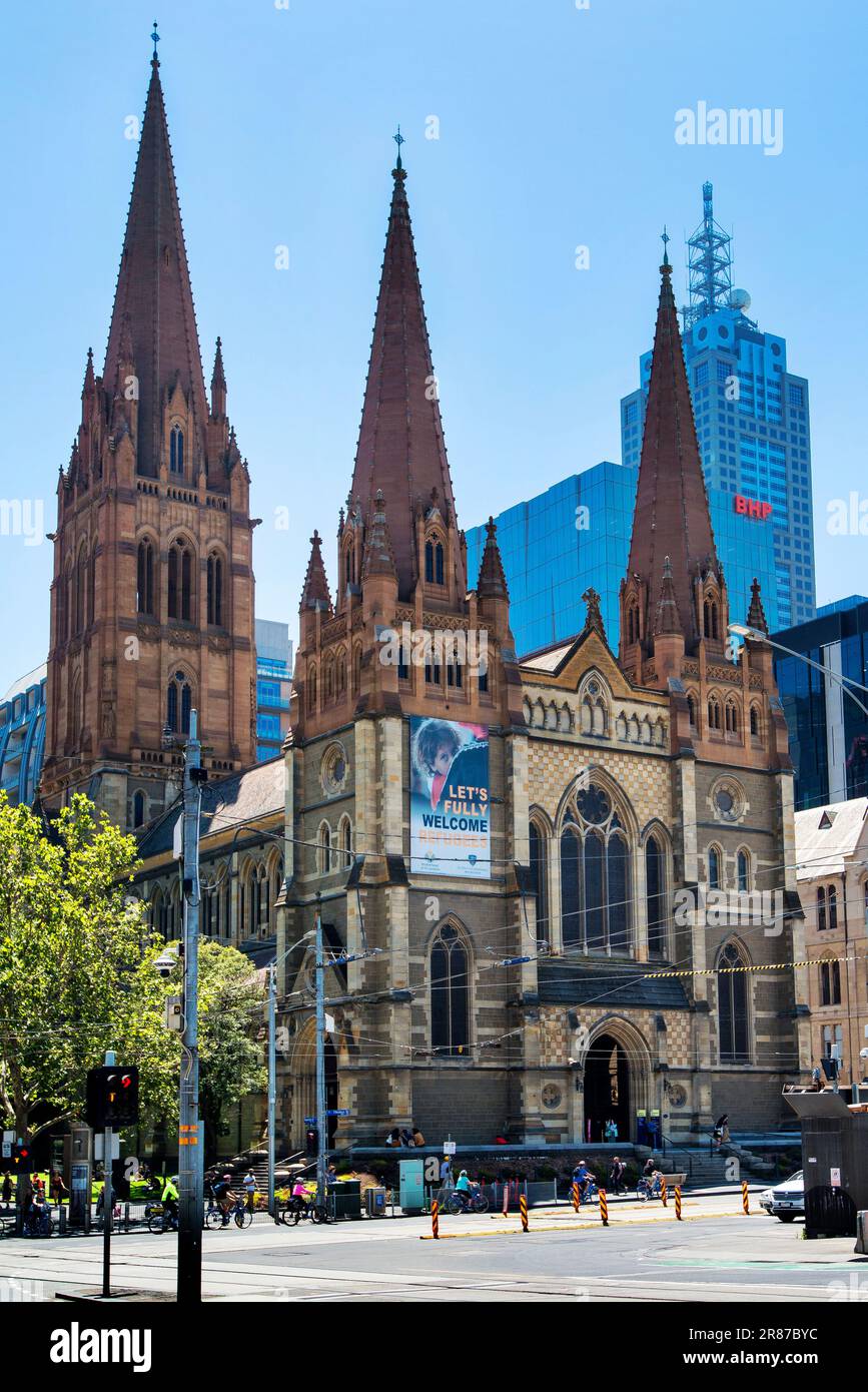 St Paul's Cathedral, Melbourne, Victoria, Australia Stock Photo - Alamy
