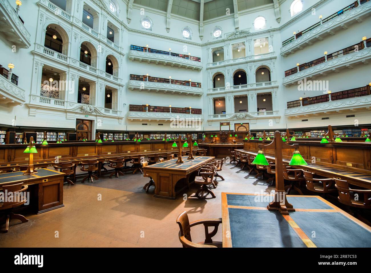 The La Trobe Reading Room, State Library Victoria, Melbourne, Australia ...