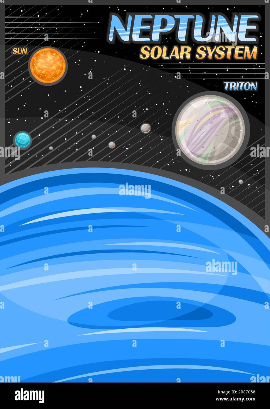 Vertical Solar System Poster