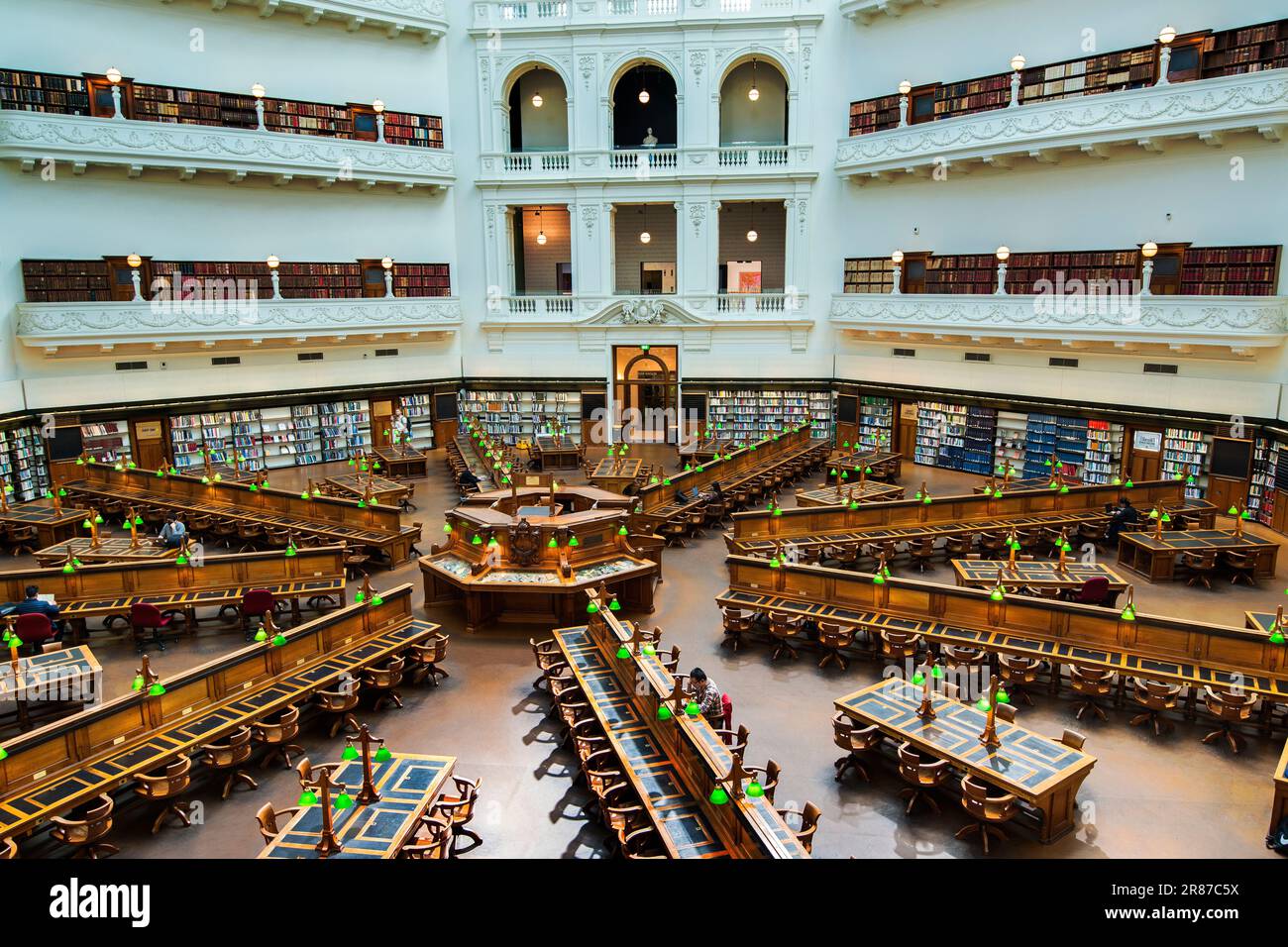 The La Trobe Reading Room, State Library Victoria, Melbourne, Australia ...