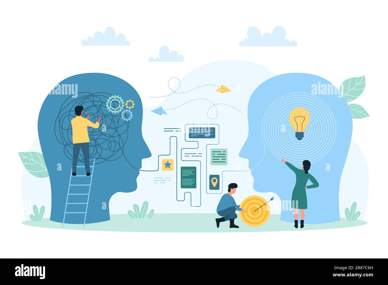 Cartoon People In Chaos