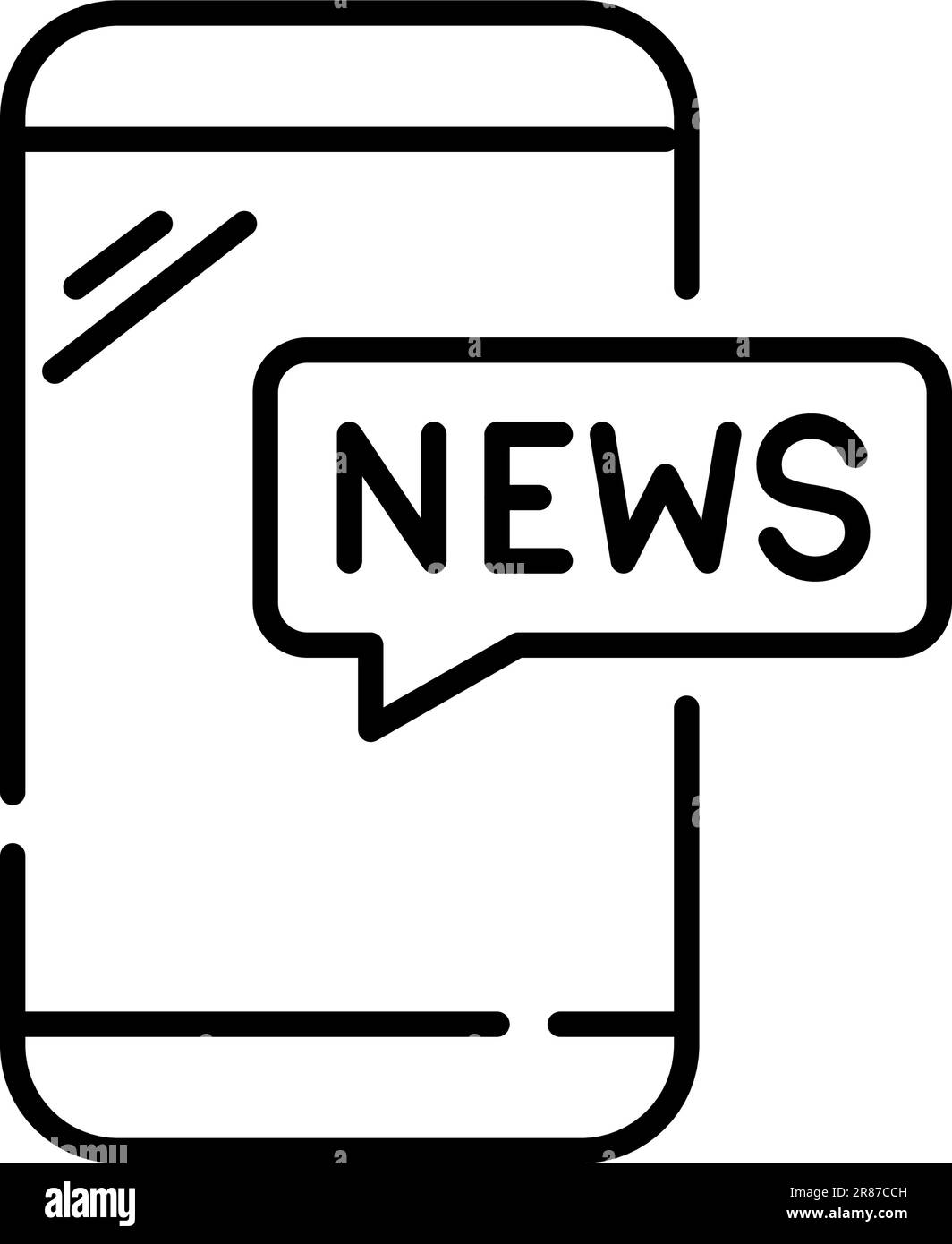 News notification. Reading actual information from social media and ...