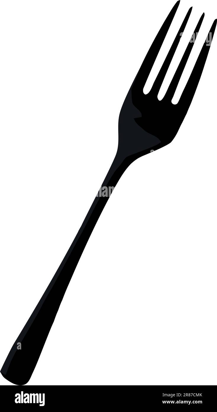 Cute fork illustration vector Stock Vector Image & Art - Alamy